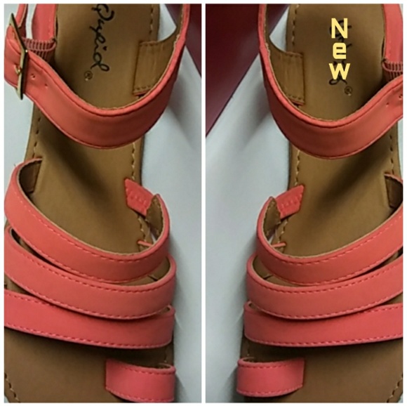 Qupid | Shoes | New Coral Multi Strap Design Summer Sandals | Poshmark